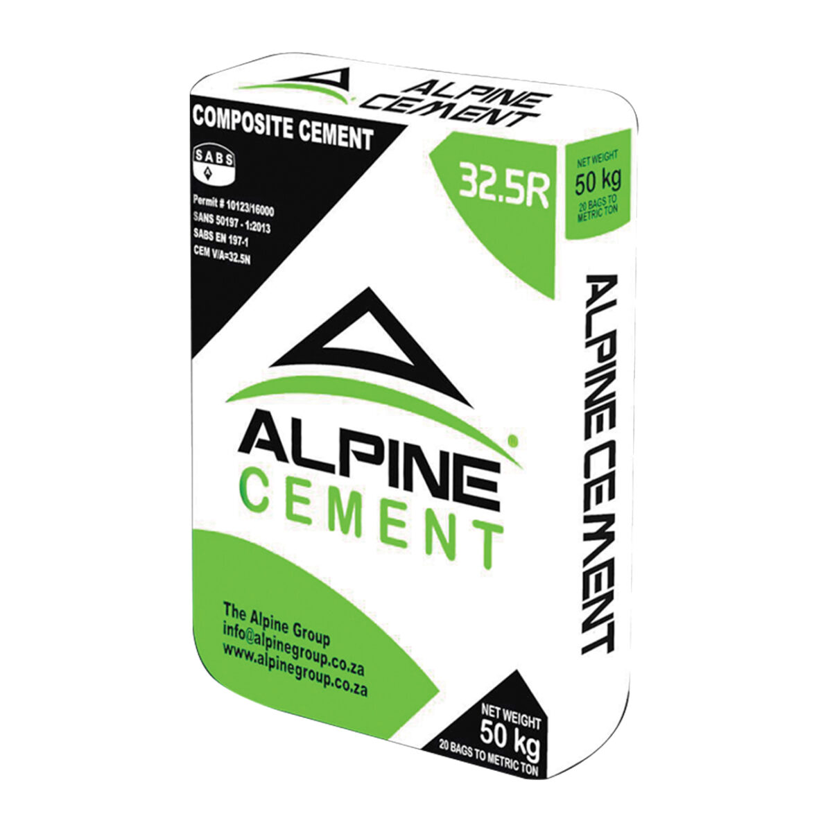 Alpine Green Composite Cement – 50 kg (32.5R) - Favrit Home Centre